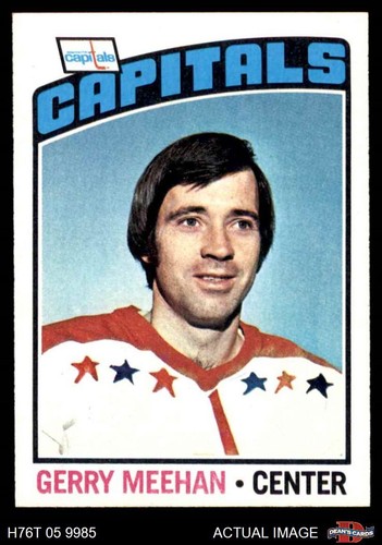 1976 Topps #35 Gerry Meehan Capitals-Hockey 5 - EX | eBay