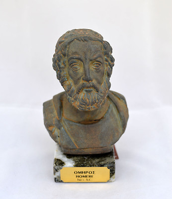 Homer Ancient Greek Poet sculpture statue bust 1st c.b.c. artifact | eBay