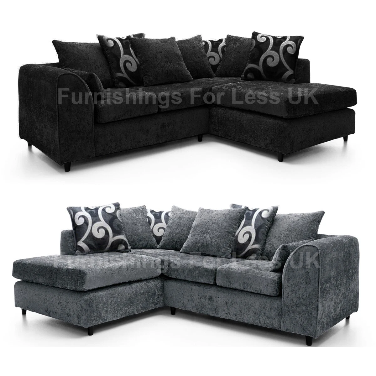 Modern Fabric Corner Sofa Uk Cabinets Matttroy