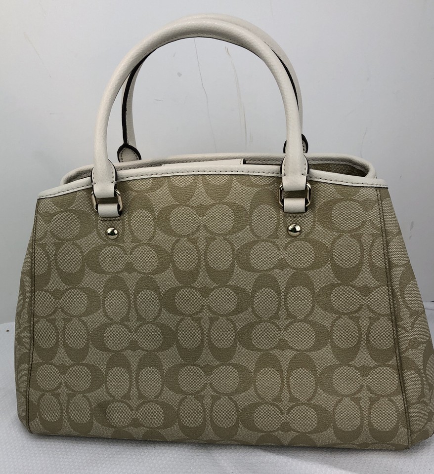 COACH Handbag Signature 2WAY PVC Pristine | eBay