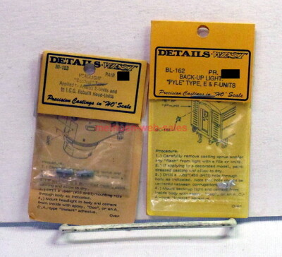 Details West~HO~153,162~Headlight(Oscitrol)&Pyle Backup Lights~EMD E&F ...