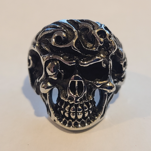 RRJ - Men's 316L Stainless Steel Biker / Punk / Skull Ring Size 8-13 | eBay