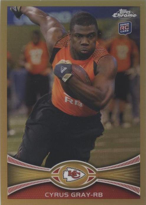 2012 Topps Chrome - Cyrus Gray #49 Gold Border Refractor /50 (RC) for sale online | eBay