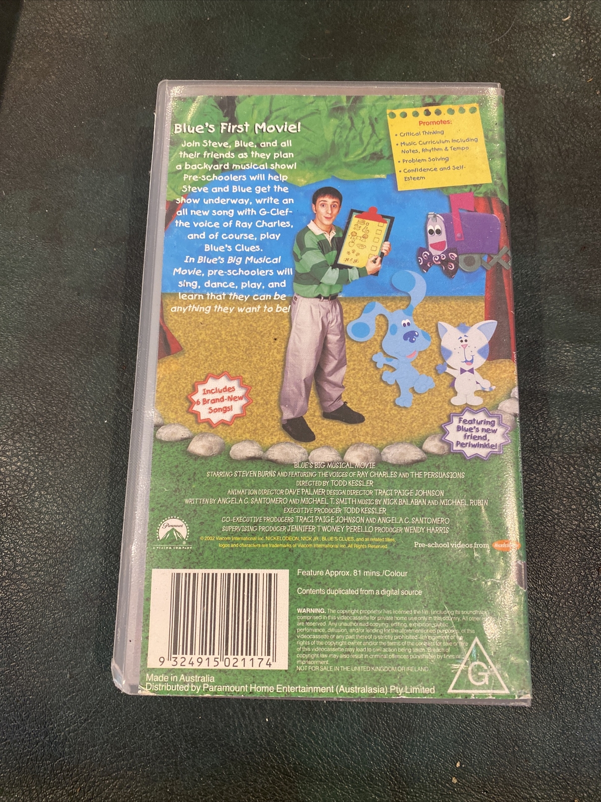 Blue’s Clues. Blue’s Big Musical Movie. VHS | eBay