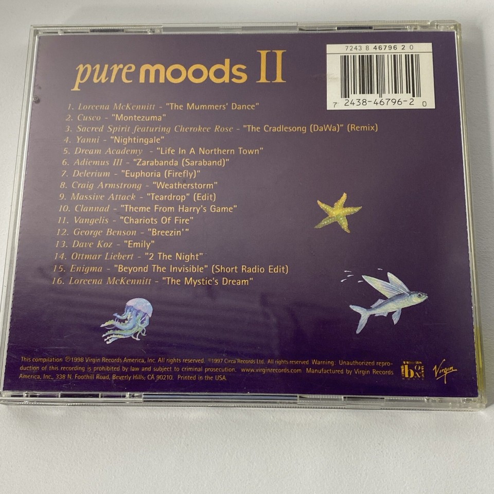 Pure Moods, Vol. 2 by Various Artists (CD, Nov-1998, Virgin ...