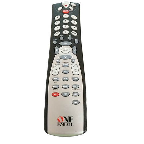 One For All TV VCR DVD Universal Remote Control URC-3021BG1 Tested and ...