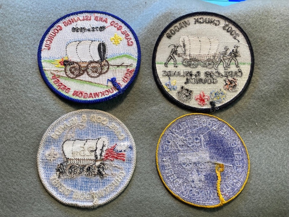 (89) Boy Scouts - (4-different) Cape Cod Council "Chuckwagon" event ...