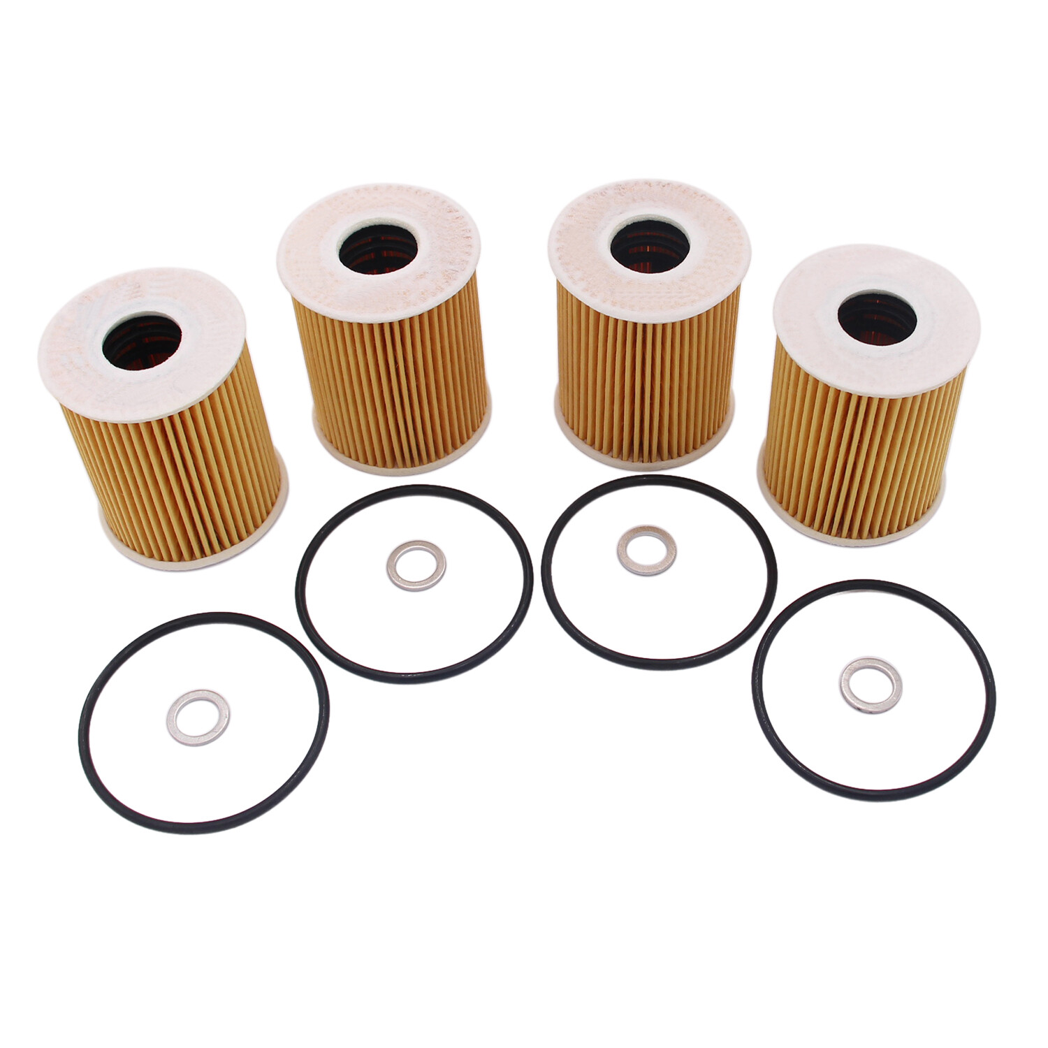 Oil Filter Service Kit 4 Pack 26320-3CKB0 Fit for Kia Hyundai Sorento ...