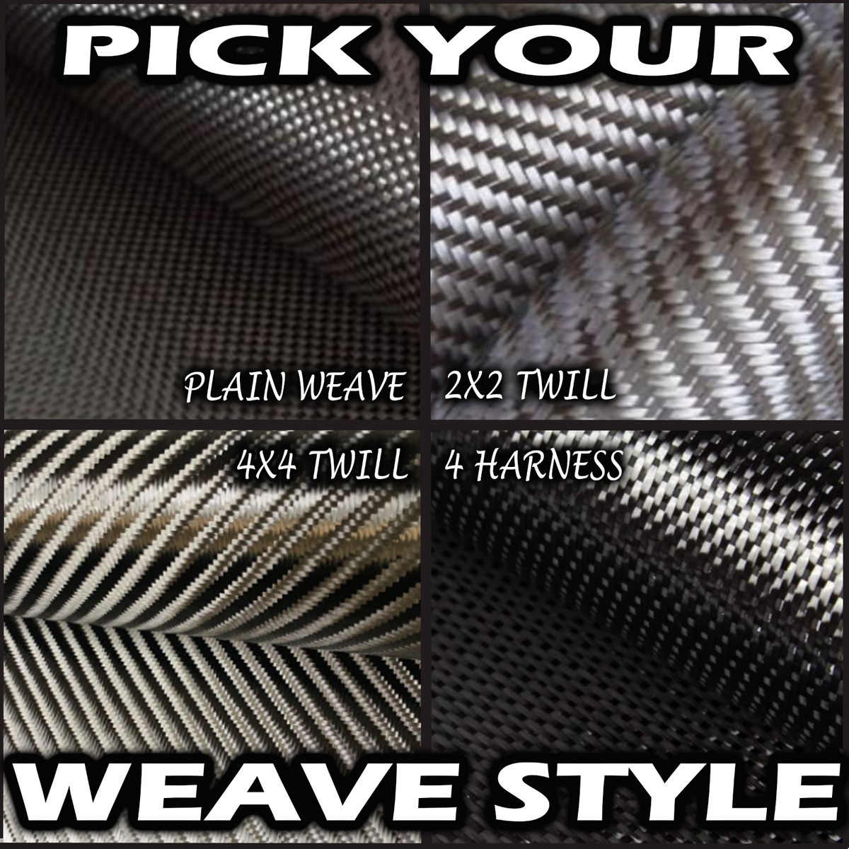 Carbon Fiber Mesh Patterns