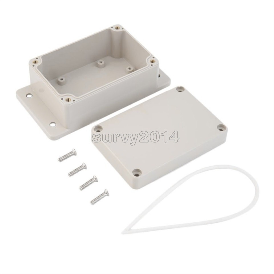 Waterproof 100 x 68 x 50mm Plastic Electronic Project Box Enclosure ...