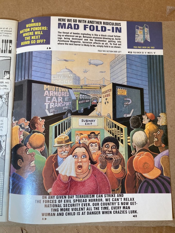 Al Jaffe Fold-in Preliminary Original Art Mad Magzine #342 TV Fox ...