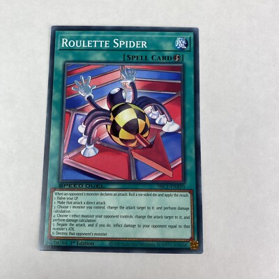 Yugioh Roulette Spider SBC1-ENB10 Streets of Battle City 1st Edition ...