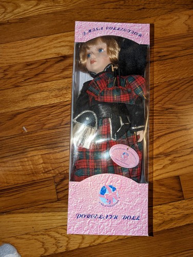 Vintage J. Misa Collection Scottish Bagpiper Porcelain Doll Rare New in ...