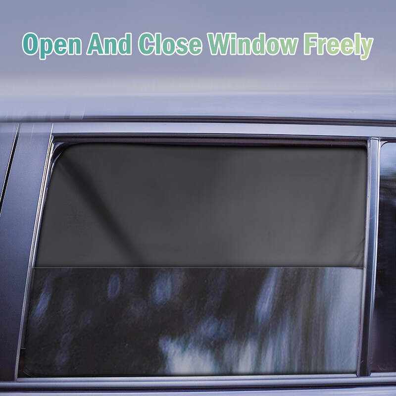 4 Pack Car Window Side Screen Sun Mesh Shade Cover Magnetic Sunshade ...