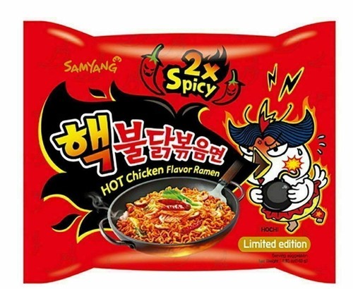 Samyang Korean Fire Challenge Buldak Noodle 2X Hot Spicy Chicken Flavor ...