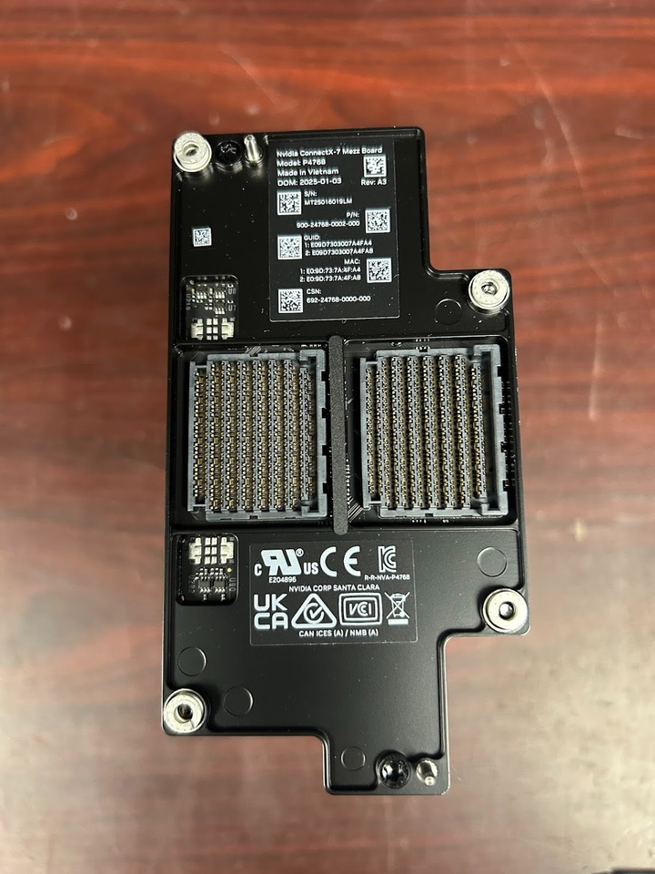 Nvidia ConnectX-7 Mezz Board (2025) Model: P4768, P/N: 900-24768-0002 ...
