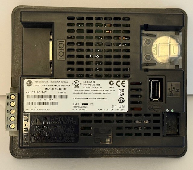ALLEN BRADLEY 2711C-T4T SER.A PANELVIEW C400 HMI | eBay