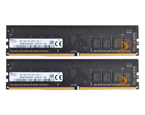 Hynix 16GB 2X 8GB 1RX8 PC4-2400T DDR4 2400Mhz 288Pin UDIMM Desktop ...