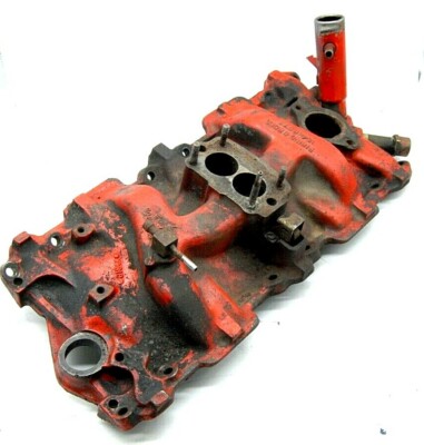 INLET INTAKE MANIFOLD FOR GM CHEVROLET 64-68 IMPALA NOVA 283 2 BARREL ...