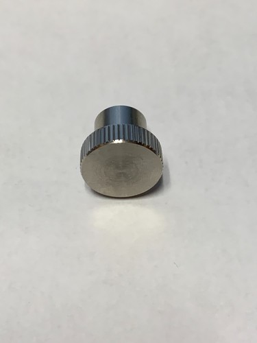 3/4" Stainless Steel Knurled Knob, M6 X 1 Blind Tapped Straight Knurl | eBay