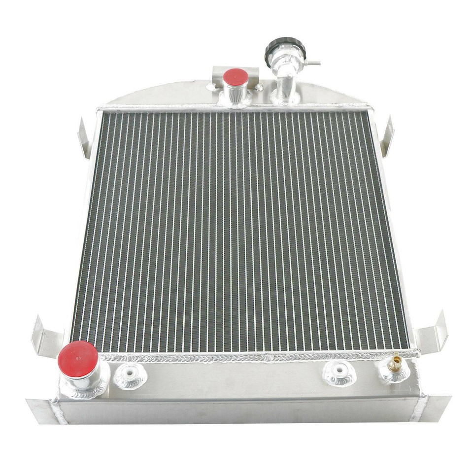 Fit 1928-1929 1930 1931 Ford Model A & Grill-Shells V8 3-Row ALLOY ...