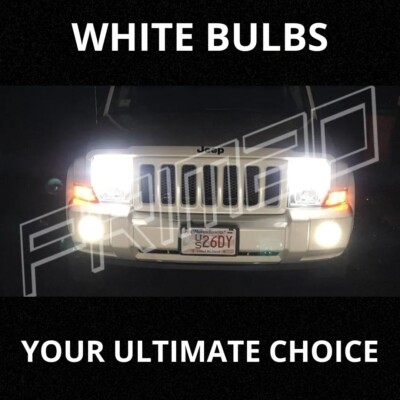 Jeep Commander 2005-2010 Xenon White Low Beam Headlight Light Bulbs ...
