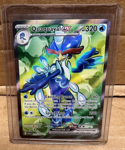 QUAQUAVAL ex 235/193 (Full Art) - Pokemon TCG - Paldea Evolved - Ultra ...