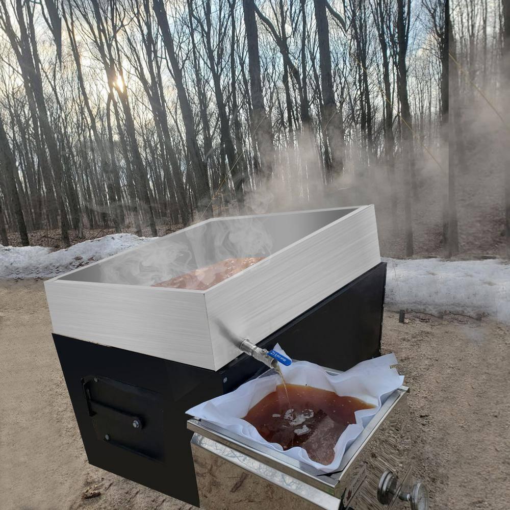 Large Rectangle Pan 304-Stainless Steel Evaporator Pan For Boiling ...