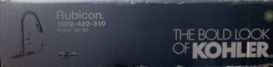 Rubicon Single-Handle Pull-Down Sprayer Kitchen Faucet In Vibrant ...