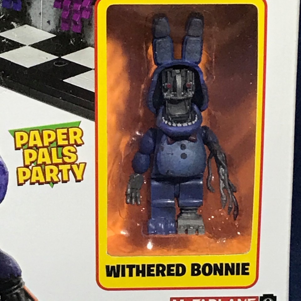 PAPER PALS PARTY w WITHERED BONNIE Set - FIVE NIGHTS AT FREDDY'S ...