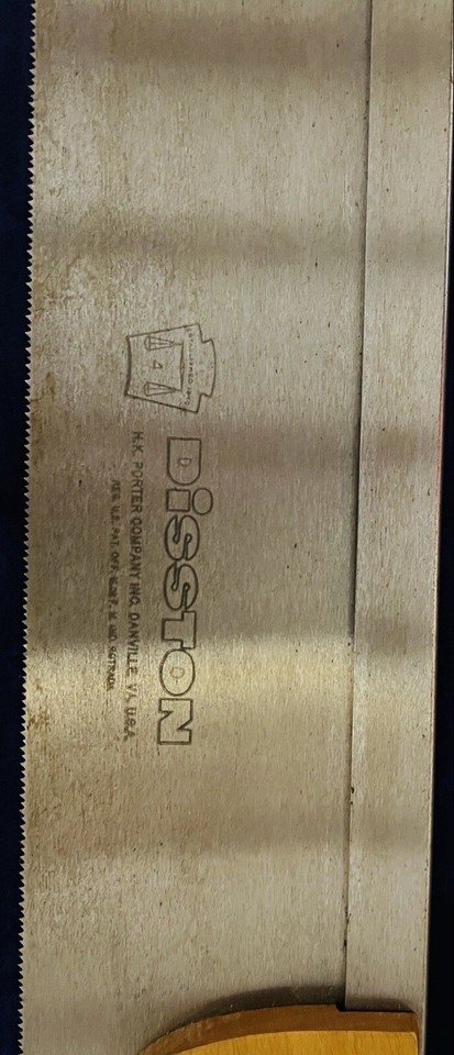 Disston Back Saw 14” | eBay