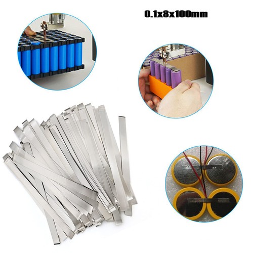 Nickel Strip 99.99%, 0.1x8x100mm Soldering Tab for Battery Spot Welding ...