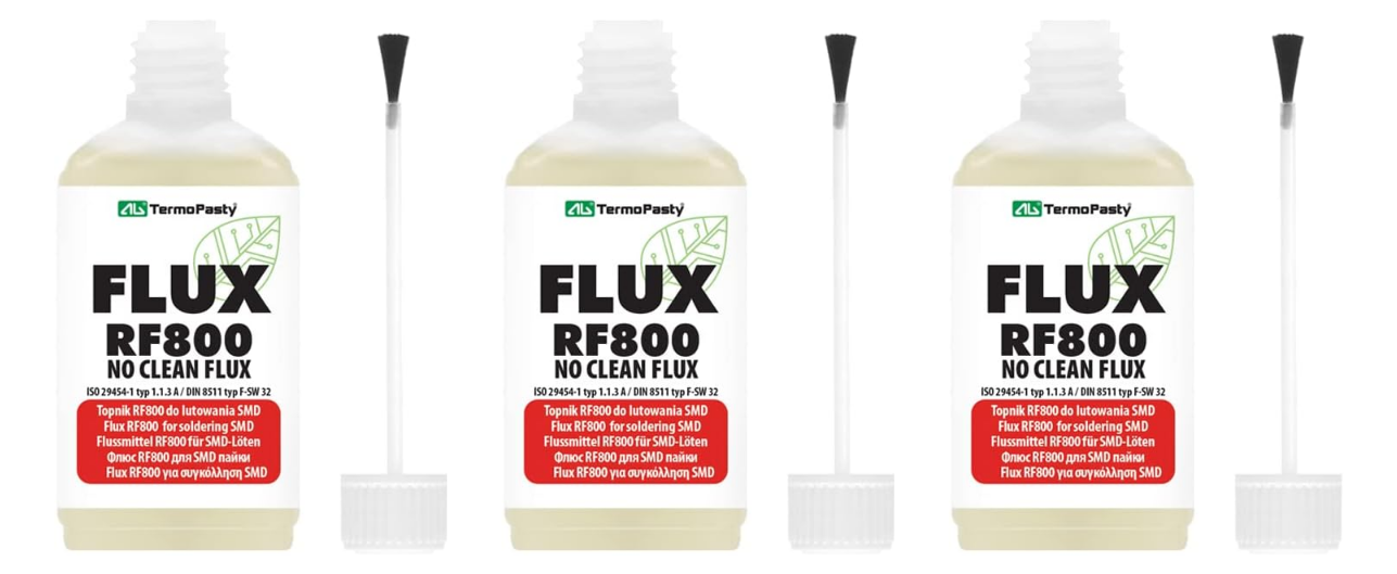 Soldering flux Liquid 50ml oiler- SMD/RMA No Clean,Reflow, Rework ...