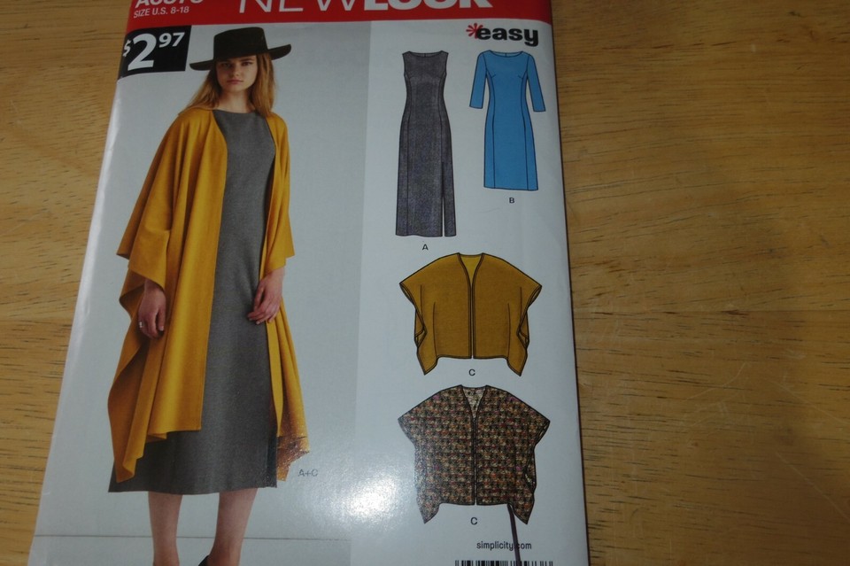 Women's Misses New Look Sewing Pattern 6573 Dress Jacket Sizes 8-18 ...