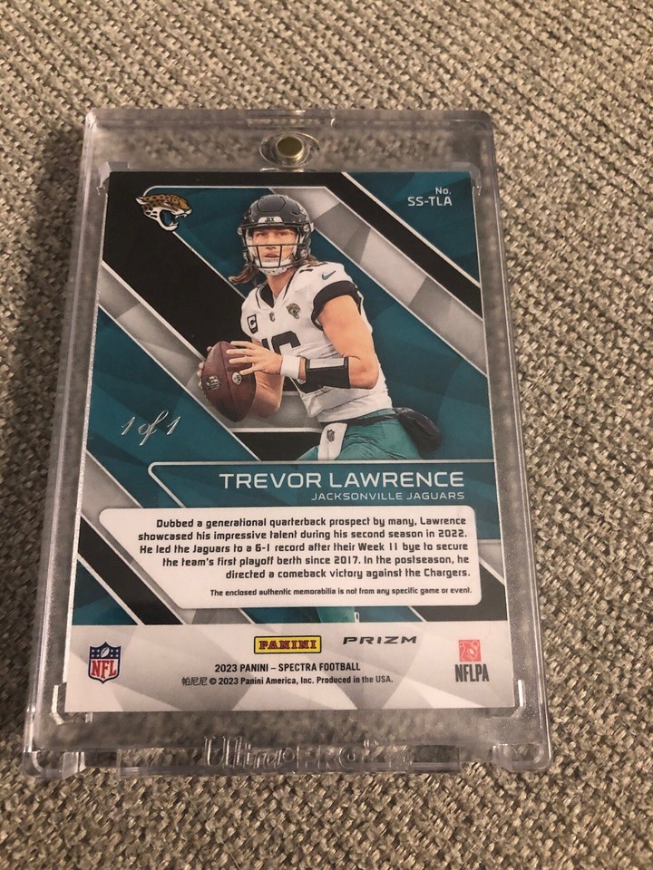 TREVOR LAWRENCE 2023 Panini Spectra Gold Vinyl Prizm Sunday Spectacle ...