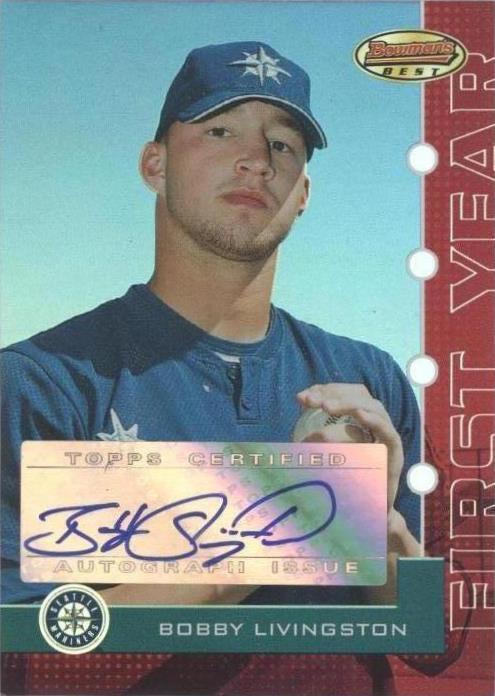 2005 Bowman's Best - Bobby Livingston #121 Red /199 (AU, RC) for sale ...