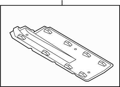 VW/Audi/Porsche 1K0825202BN Shield. . Center. Floor Pan | eBay