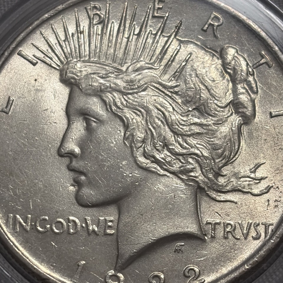 1922 Peace USA $1 Silver Coin, Circulated, Ungraded #225 Pretty Nice ...