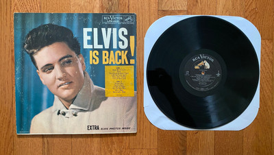 Elvis Presley - Elvis is Back! LP RCA LPM-2231 1960 Pressing | eBay