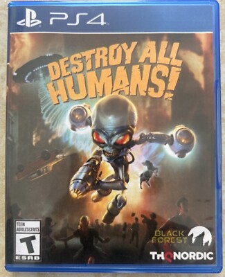 Destroy All Humans! - Sony PlayStation 4 / Tested / Replacement Cover ...