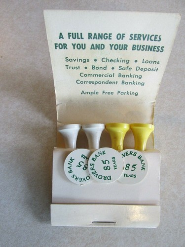 Drovers National Bank Chicago Illinois Stock yards Golf Tee marker ...