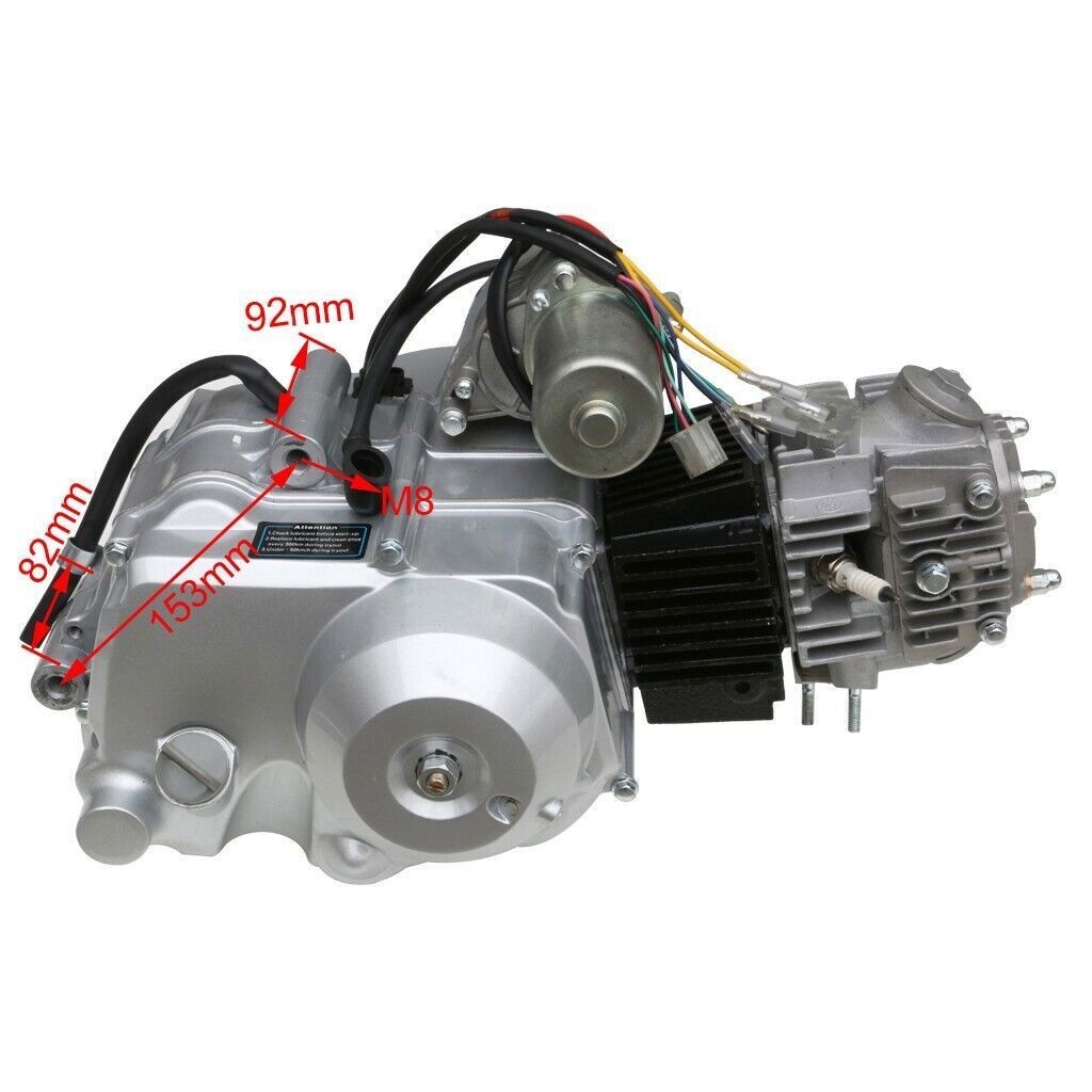 125CC SEMI AUTO ENGINE MOTOR 3 SPEED W/ REVERSE FOR TRX90 TRX90X ATC70 ...