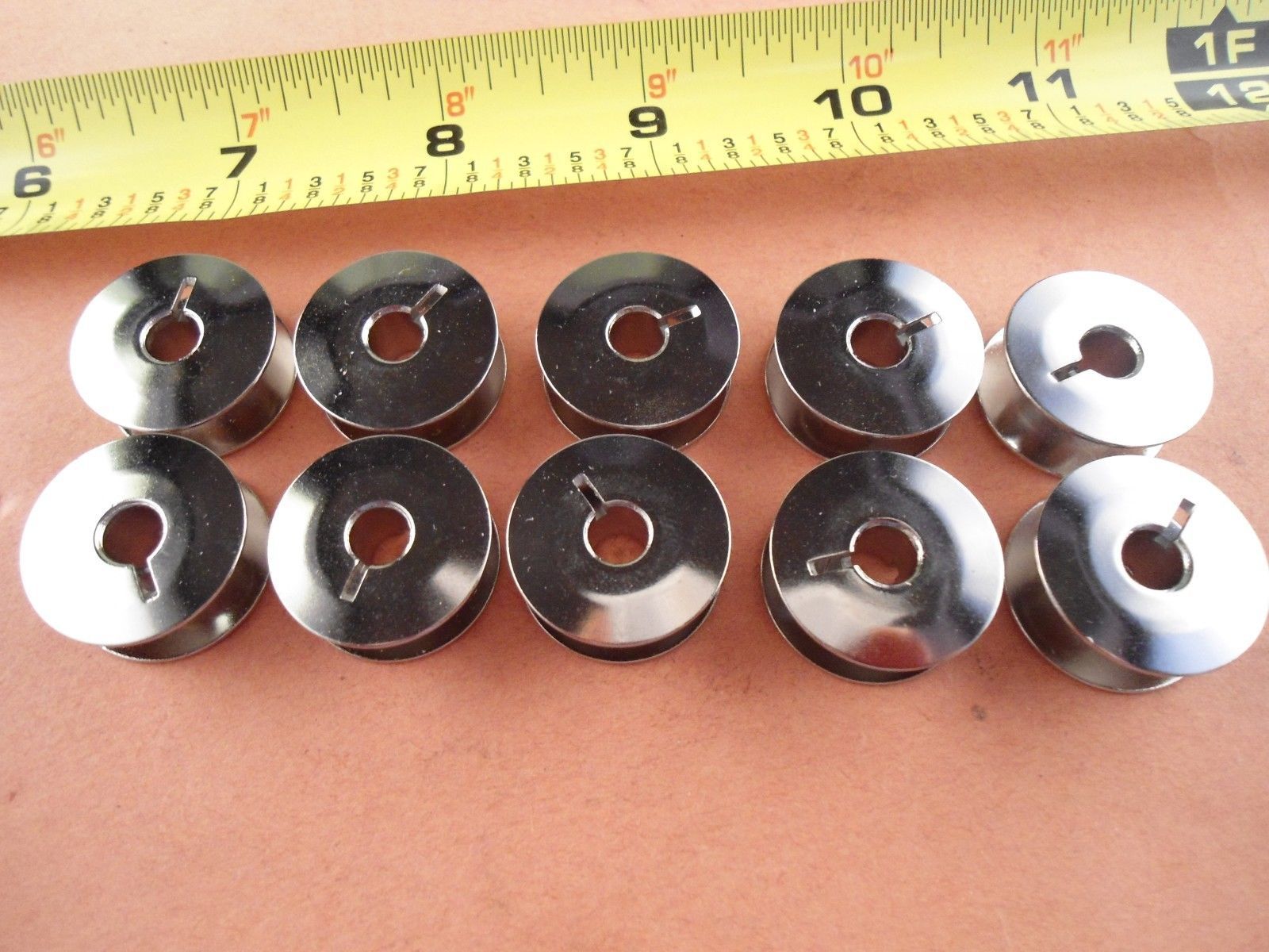 10 Pfaff Metal Bobbins 97,138,1473CD,1475,1475CD,1520,1214,1215,1216 ...