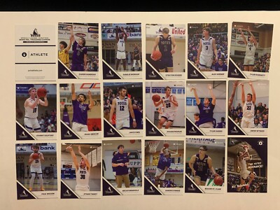 2023-24 ONIT College of Idaho Yotes Men's Basketball "base one" set (18 ...