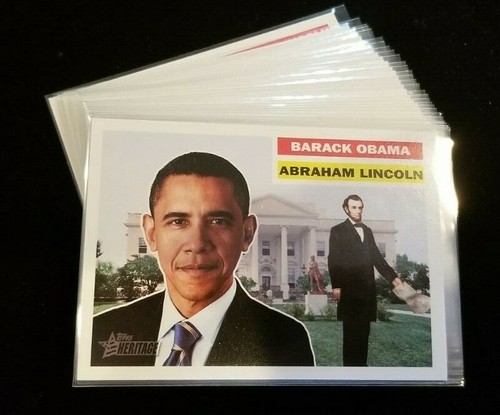 BARACK OBAMA Abraham Lincoln 2009 Topps American Heritage SP - You Pick ...