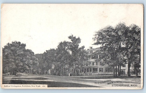Stockbridge Massachusetts MA Postcard Red Lion Inn Main Street General ...