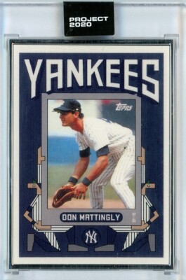 TOPPS PROJECT 2020 - DON MATTINGLY - GROTESK AP 02/20 Silver Frame #364 ...