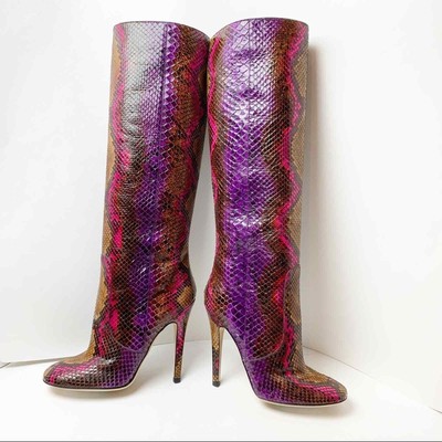 Jimmy Choo Python Boots | eBay
