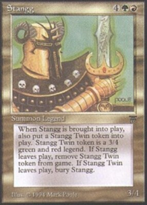 1 x Stangg - Legends - Heavy Play - MTG | eBay