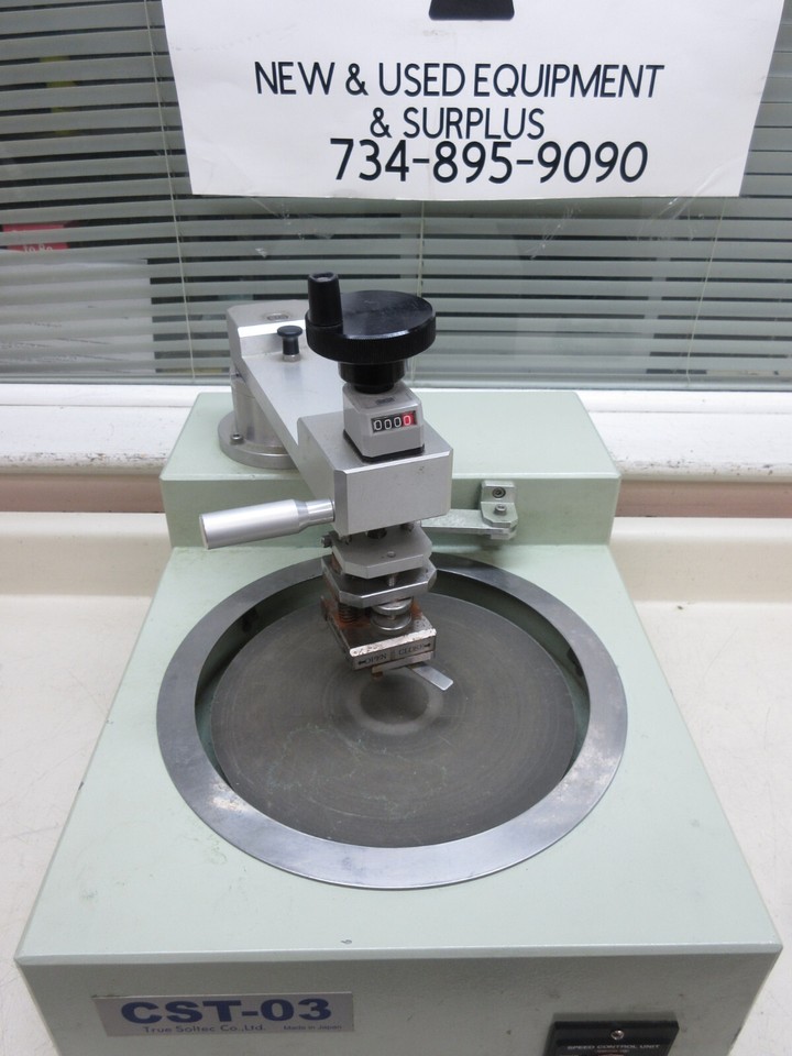 True Soltec CST-03 Cross Sectioning Sample 9" Grinding Machine Used | eBay